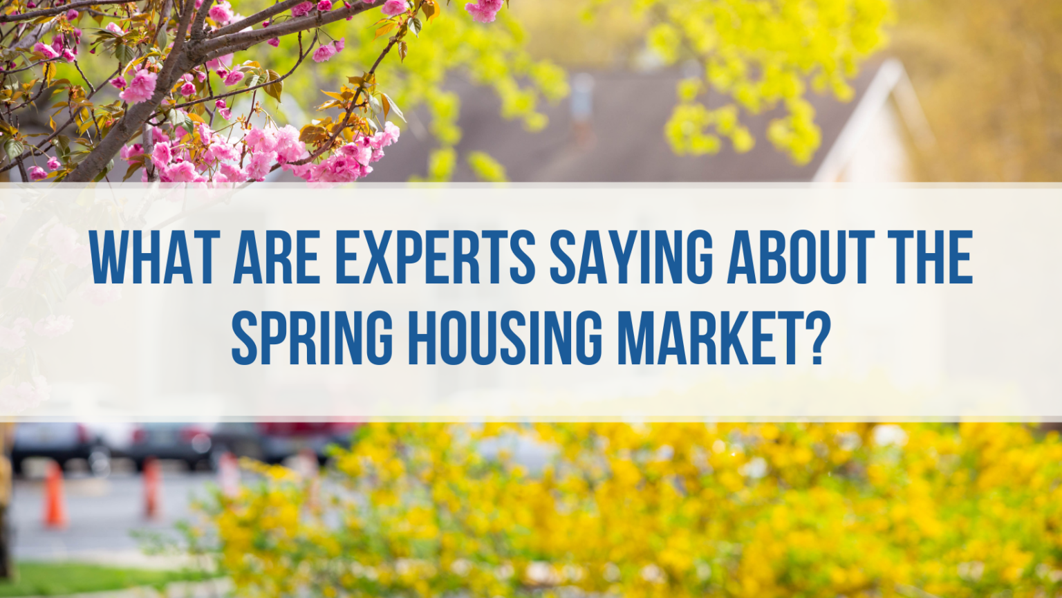 What Are Experts Saying About the Spring Housing Market? - The Blume ...